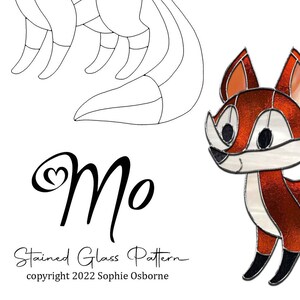 Fox Friend Stained Glass Patterns - Etsy