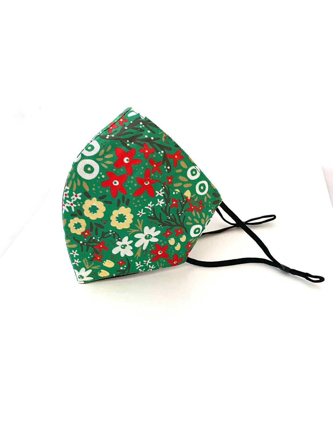 Green Bouquet Face Mask Nose Wire Filter Pocket Face Mask - Etsy