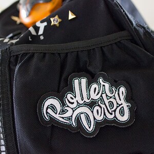 Roller Derby Script Embroidered Patch - Etsy