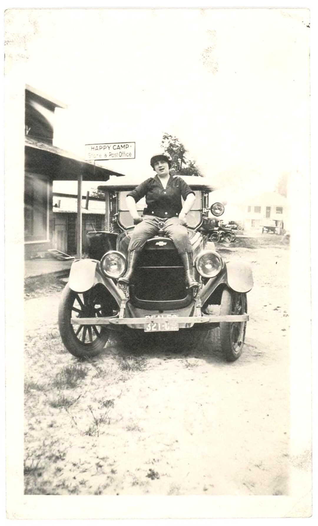 1921 HAPPY CAMP Store Post Office, Netarts Bay, Oregon, Tomboy Atop ...