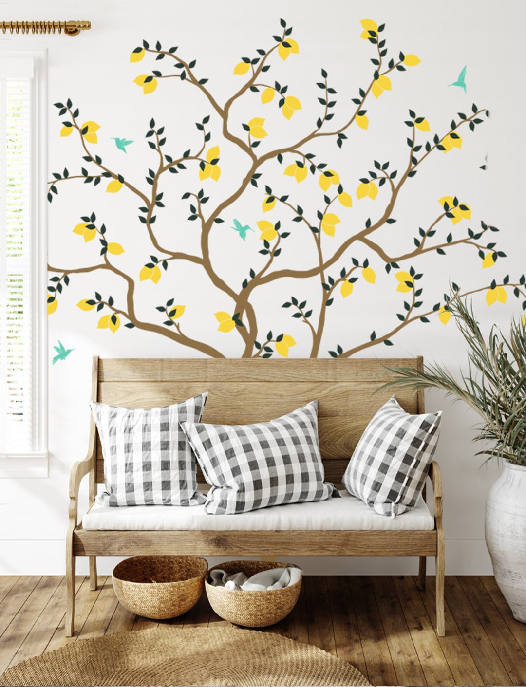 Lemon Tree II Wall Decal Wall Decor - Etsy