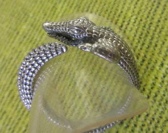 Alligator ring | Etsy
