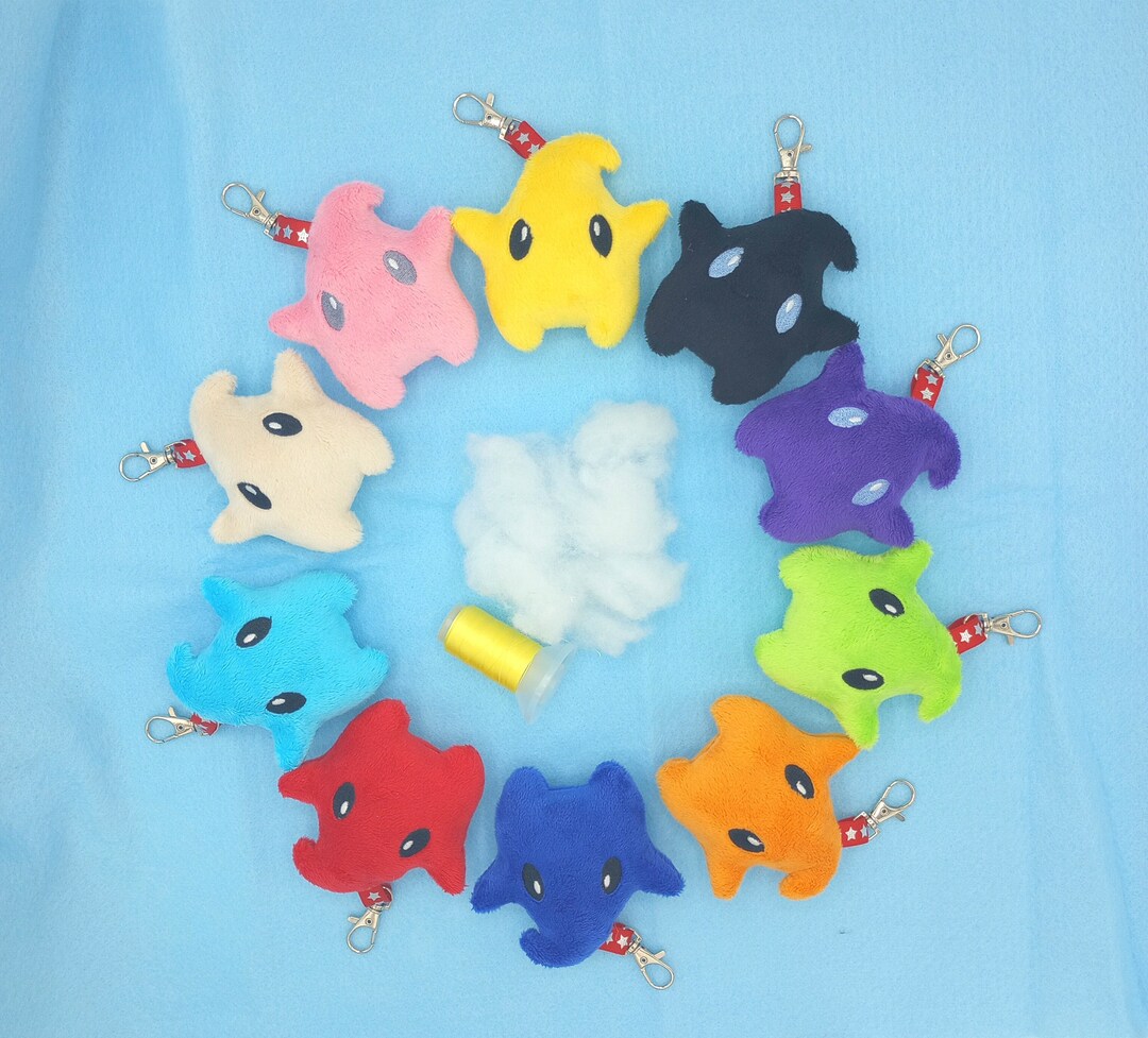 Luma Plush Keychain Charm | Handmade Kawaii Mario Plushie - Etsy