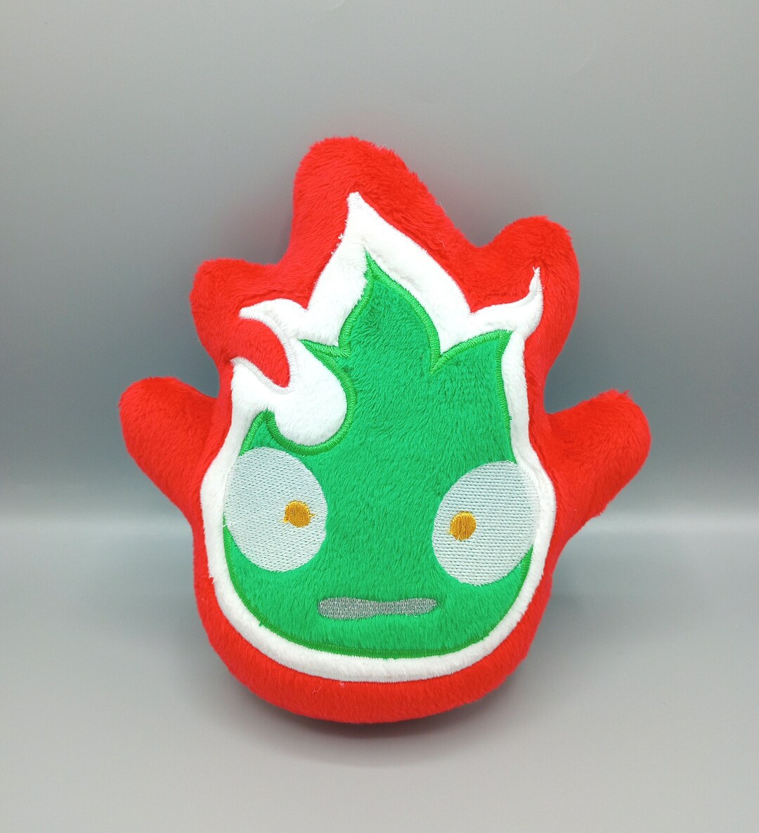 Christmas Calcifer Plush Handmade Kawaii Anime Plushie - Etsy