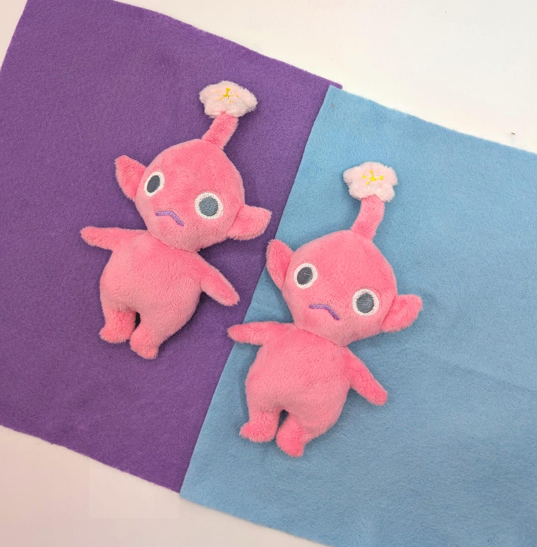 Pikmin Plushie, Pink Cherry Blossom | Handmade Kawaii Gamer Gifts - Etsy