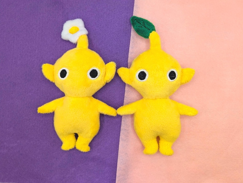 Pikmin Plushie: Red, Yellow, or Blue | Handmade Kawaii Gamer Gifts - Etsy