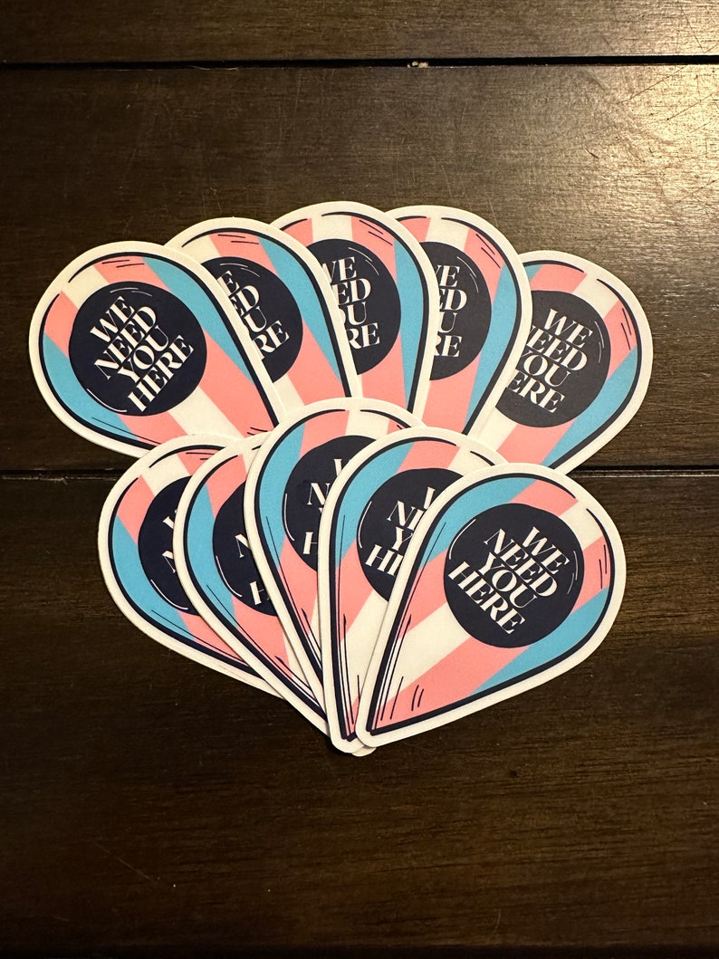 We Need You Here Mega Sticker Set Pride Stickers Trans - Etsy