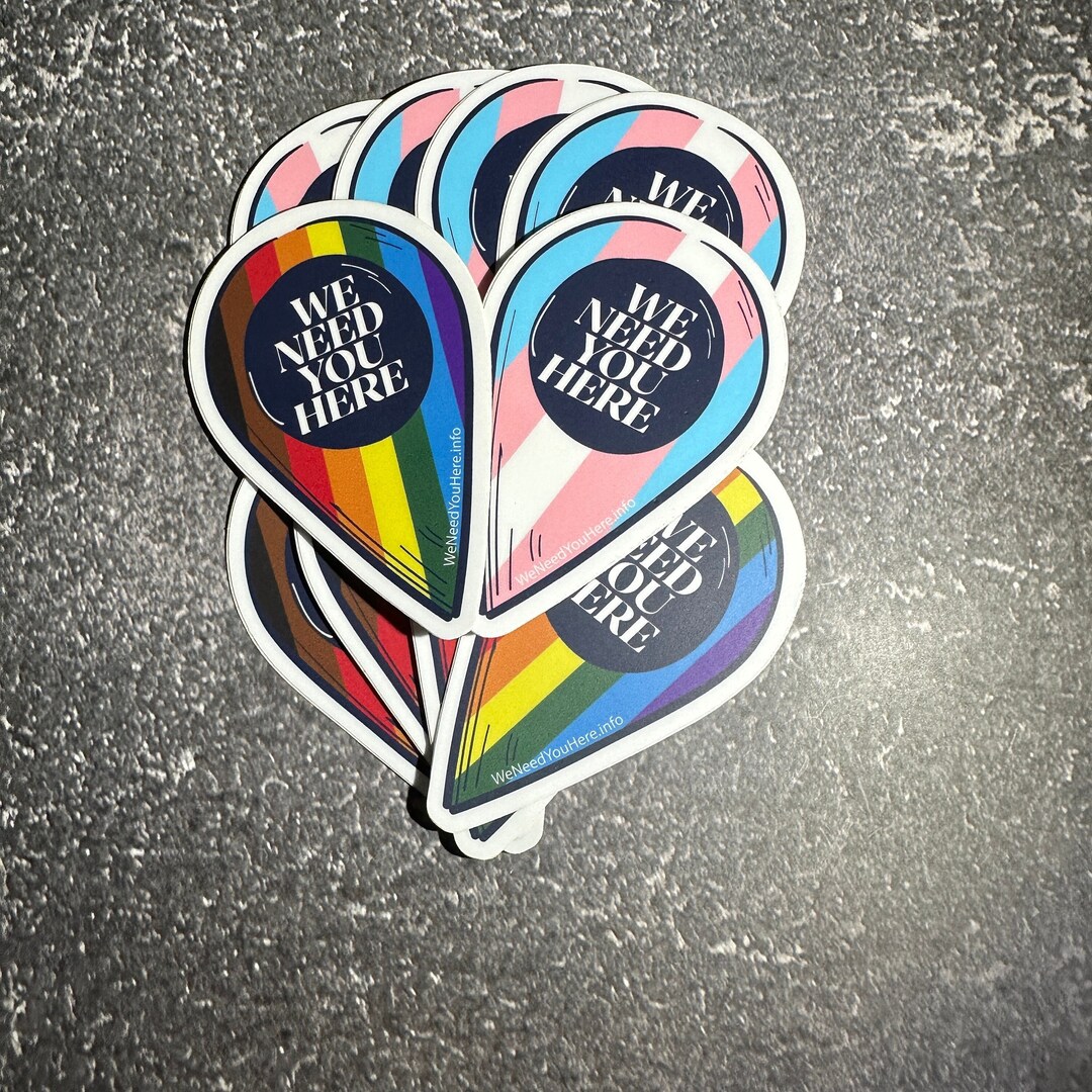 We Need You Here Mega Sticker Set | Pride Stickers | Trans Stickers - Etsy