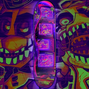 FNAF (five Nights at Freddy's) 8" Skateboard Deck - Etsy