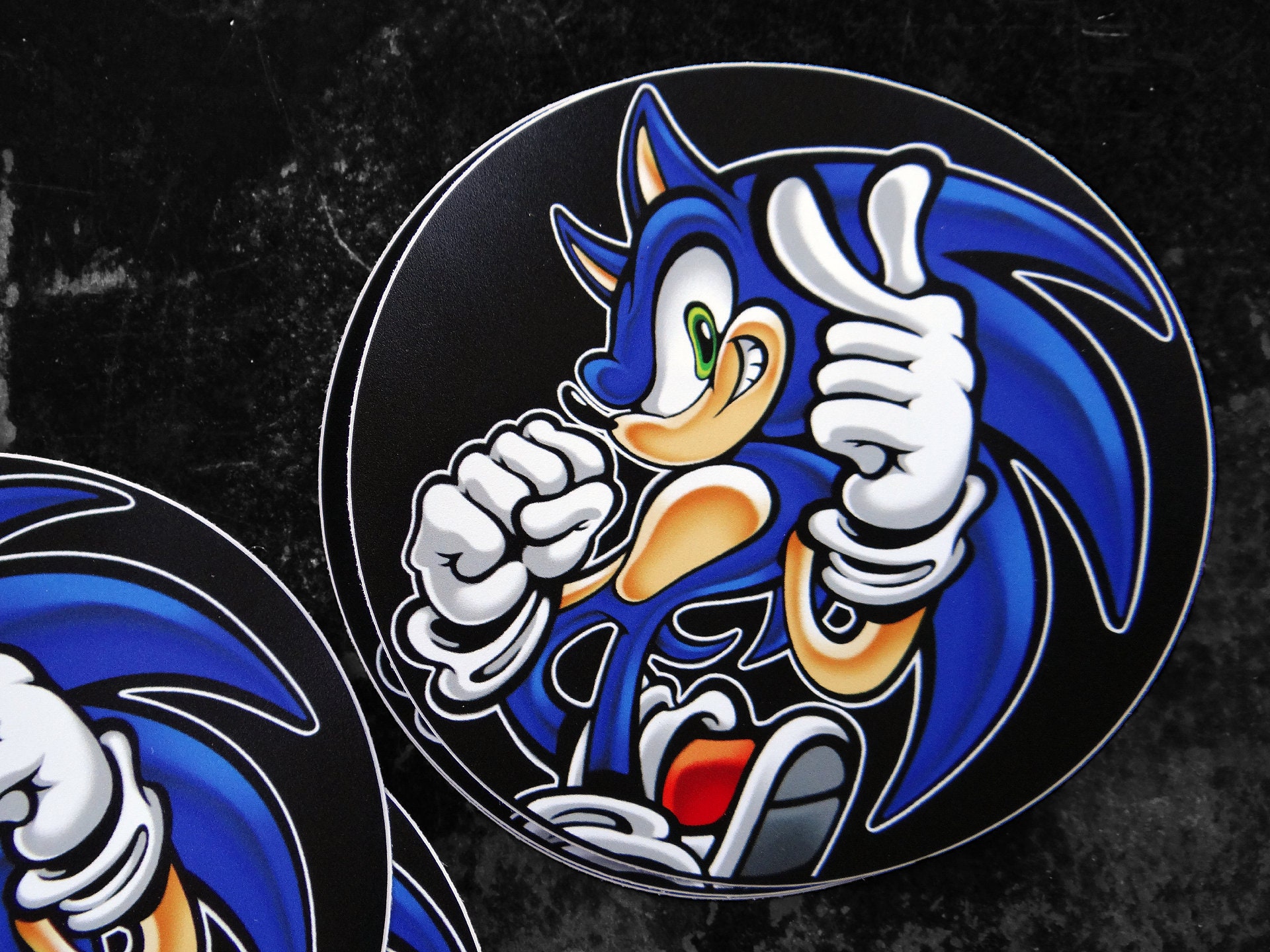 SONIC THE HEDGEHOG 4 Large Vinyl Sticker - Etsy