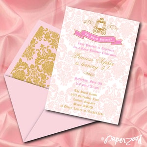INSTANT DOWNLOAD, Her Royal Highness, Princess Pink, Girl Birthday ...