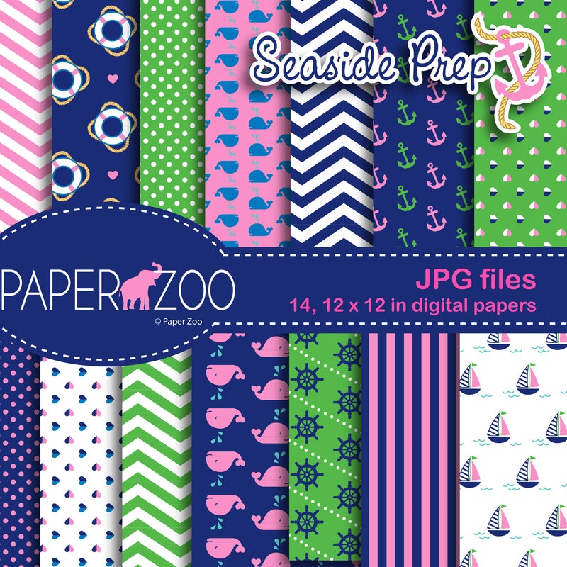 Preppy Paper - Etsy