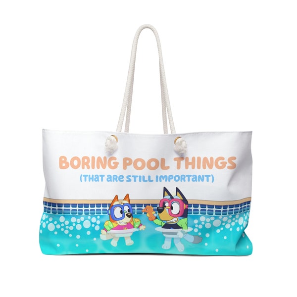 Bluey Boring Pool Things - Etsy Australia