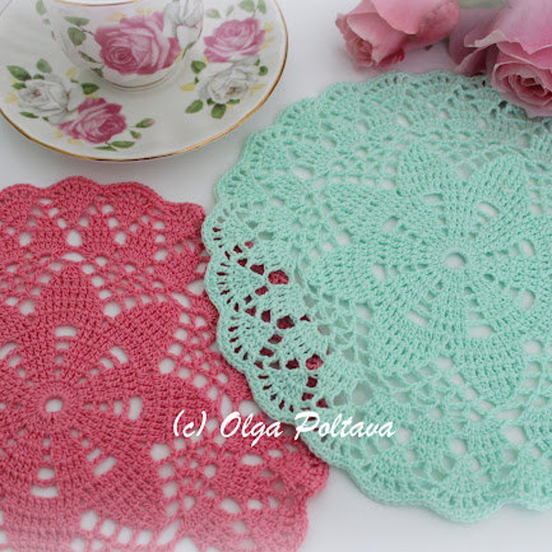 Small Spring Doilies - Etsy UK