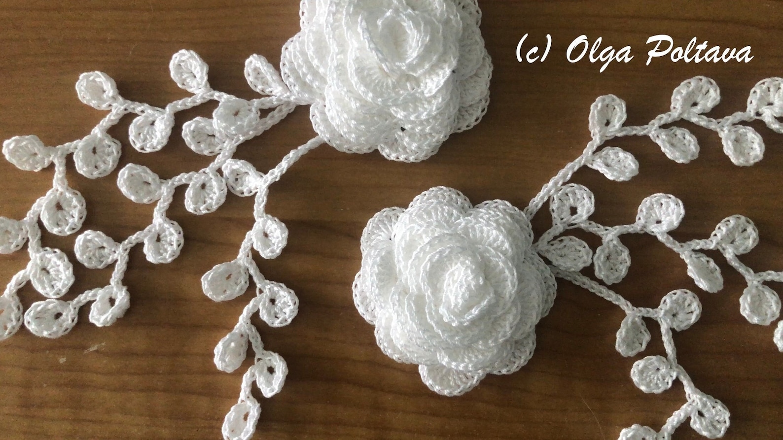 Crochet Pattern, Best Crochet Rose, Plus Vines, Written Crochet ...