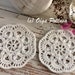 Crochet Pattern, Lacy Crochet Coaster #3, Easy Crochet Pattern, Written ...