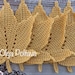 Crochet Pattern, Crochet Maple Leaf Aplique, Coaster, Decoration ...