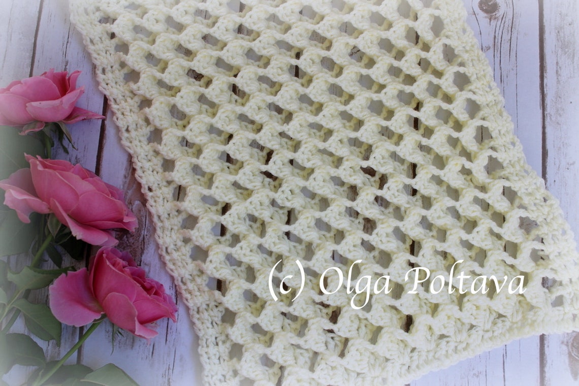 Crochet Pattern 3D Textured Scarf Crochet Scarf for Women | Etsy