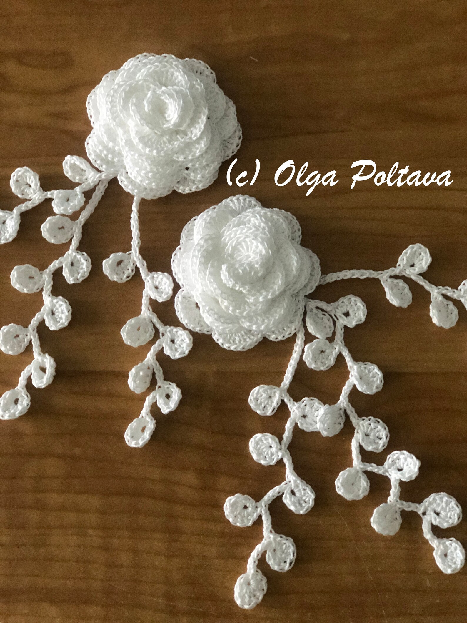 Crochet Pattern, Best Crochet Rose, Plus Vines, Written Crochet ...