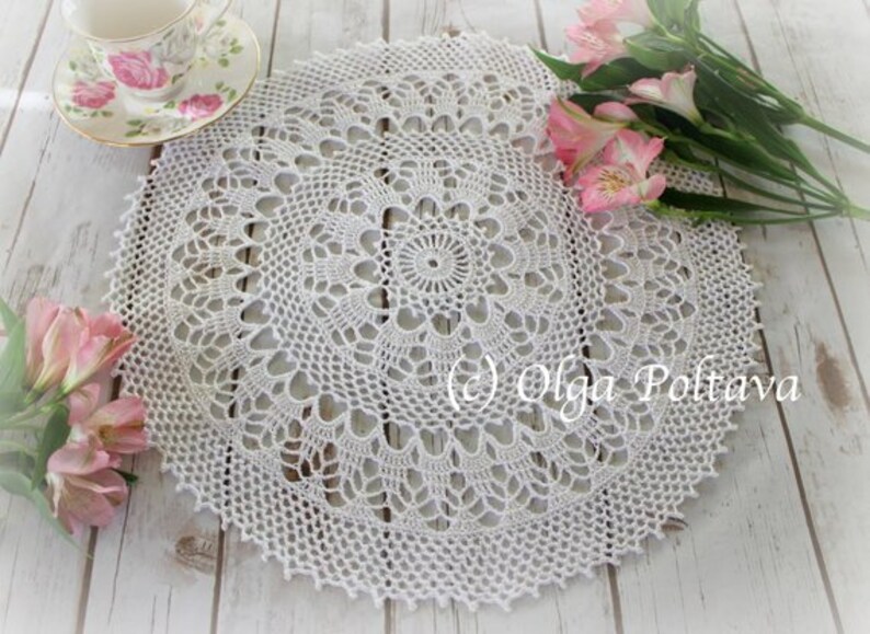 Three Doily Patterns by Olga Poltava Valentina Katrina | Etsy