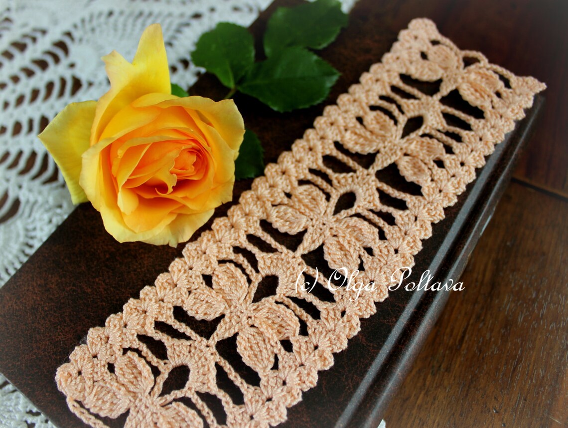 Butterflies Bookmark, Crochet Bookmark Pattern, Crochet Lace Edging ...