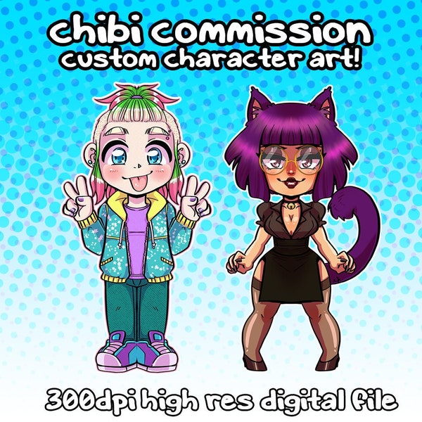 Chibi Commission - Etsy