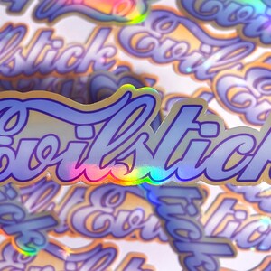 Evilstick Holographic Sticker Decal Meme Reference Design - Etsy
