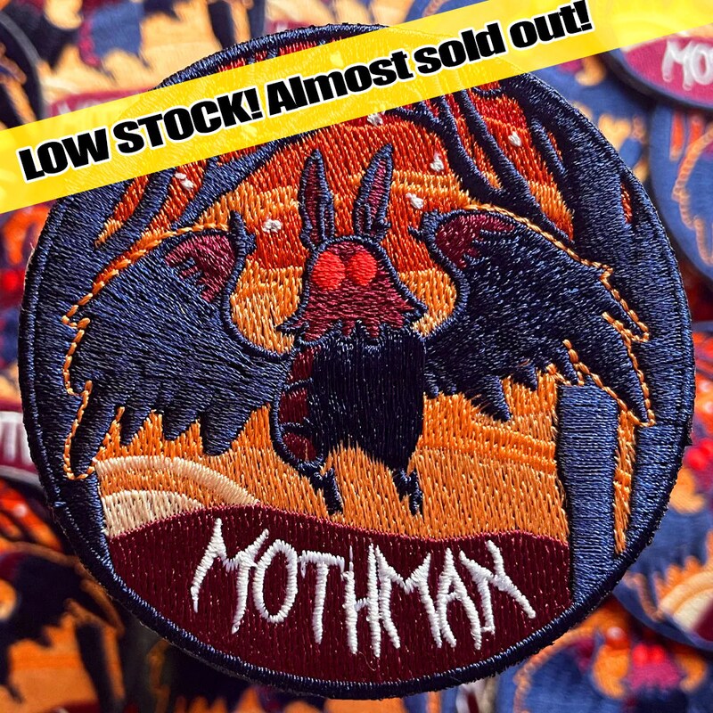 Mothman Patch - Etsy