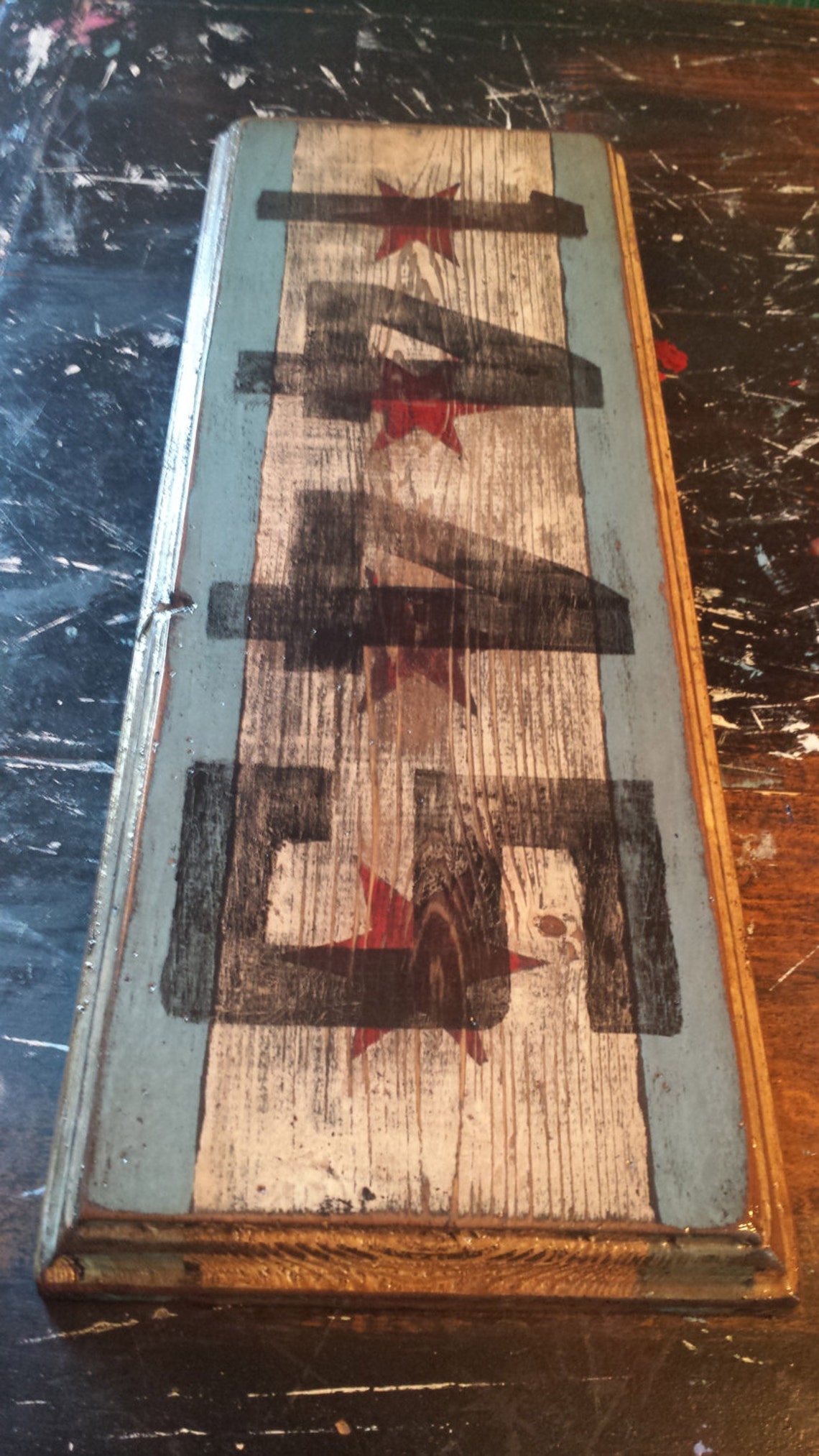 Handcrafted Chicago Flag With CPD or CFD Badge Number Overlay - Etsy