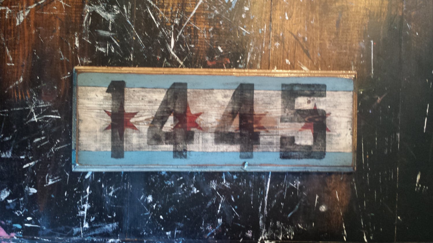 Handcrafted Chicago Flag With CPD or CFD Badge Number Overlay - Etsy