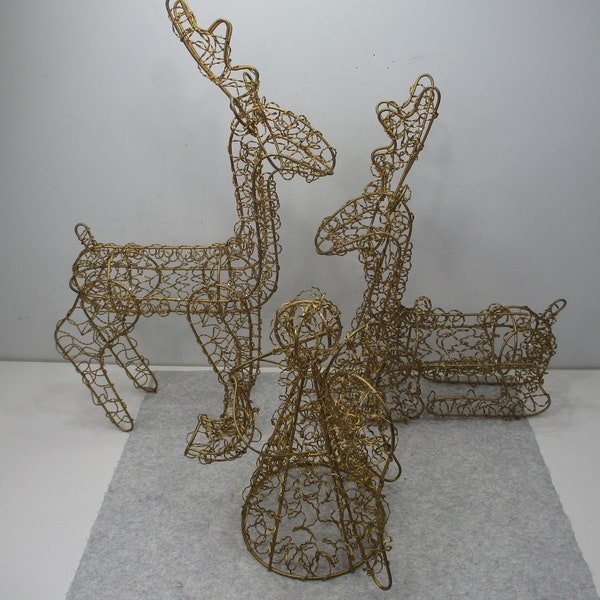 Metal Wire Deer - Etsy