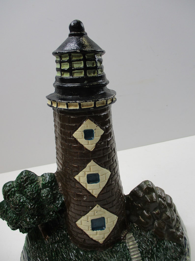 1 Vintage Cast Iron Tall Nautical Lighthouse Doorstop 9 - Etsy