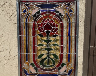 Stained Glass Window Panel - Etsy