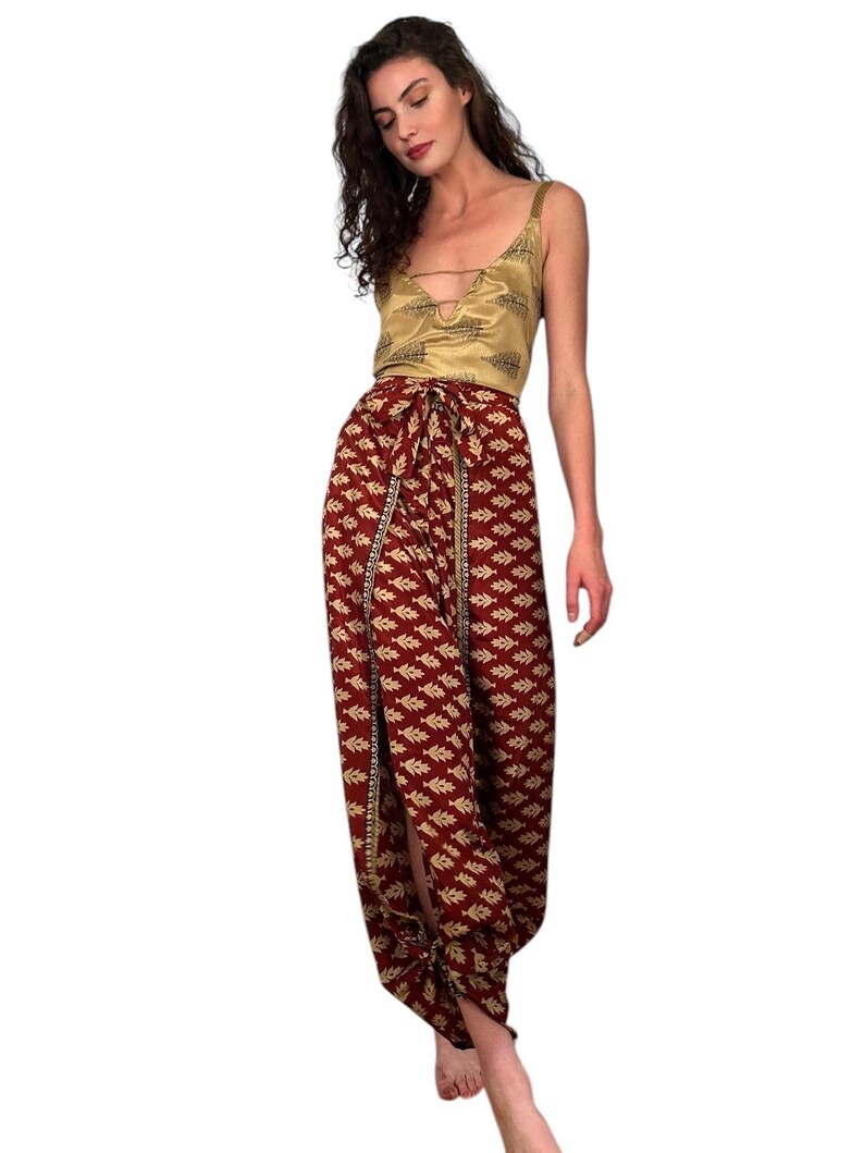 Silk Pants Set - Etsy
