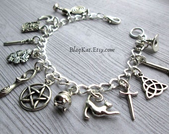 Witch Charm Bracelet - Etsy
