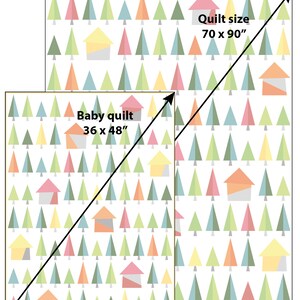Tree Tree House Quilt Pattern - Foundation Paper Piecing - Two Sizes - Etsy