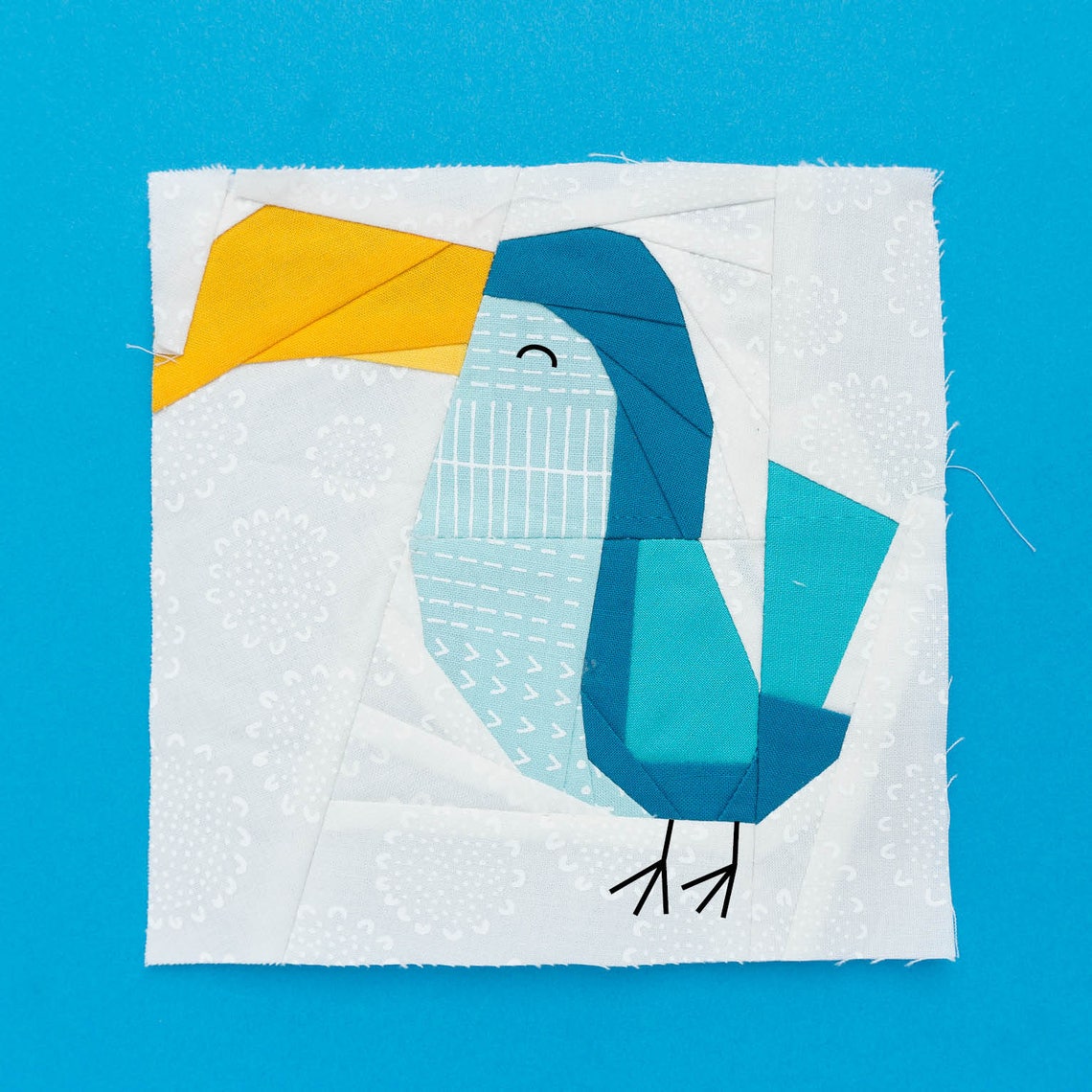 Toucan Paper Piecing Pattern Quilt Block Pattern - Etsy