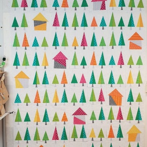 Tree Tree House Quilt Pattern - Foundation Paper Piecing - Two Sizes - Etsy