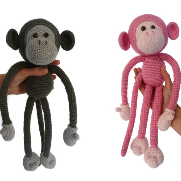 Crochet Monkey - Etsy