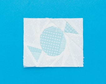 Toffee Candy Quilt Pattern Paper Piecing Block | Etsy