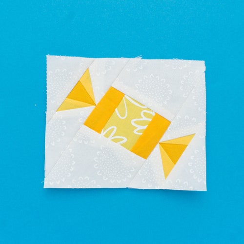 Toffee Candy Quilt Pattern Paper Piecing Block - Etsy