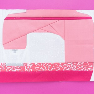Sewing Machine Paper Piecing Pattern - Quilt Block Pattern - Etsy