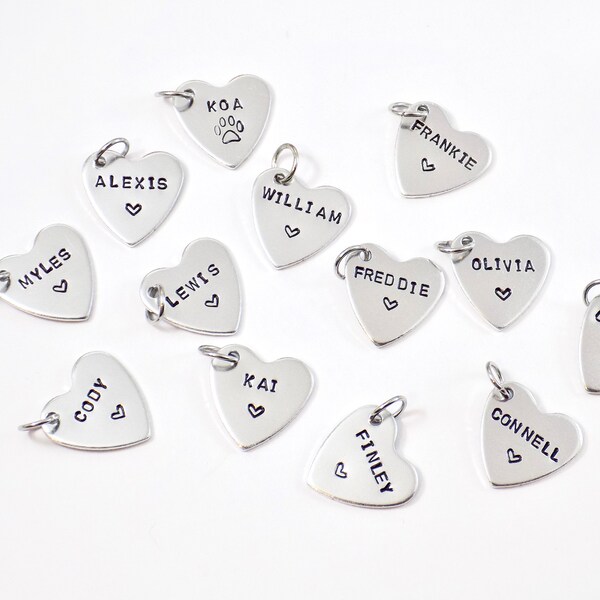 Heart Name Tag - Etsy