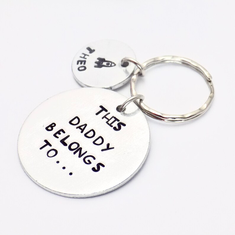 Daddy Keyring From Son This Daddy Belongs to Keyring - Etsy UK