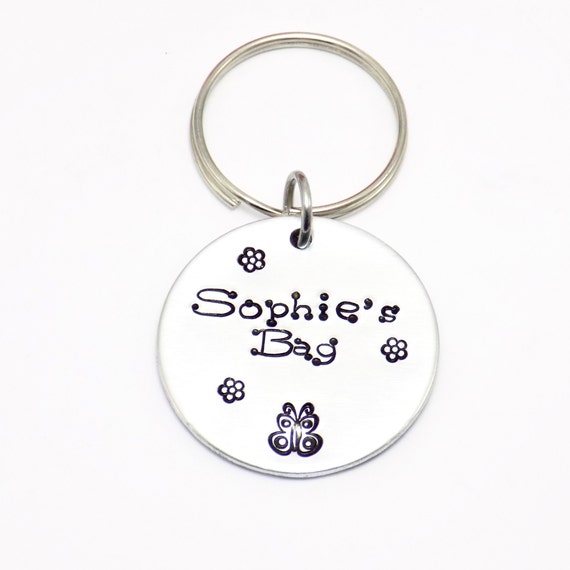 School Bag Name Tag Personalised School Bag Tag Custom Name | Etsy