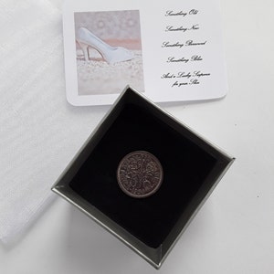 Bridal Sixpence, Wedding Coin, Silver Sixpence, Wedding Shoe for Bride, Sixpence in Her Shoe ...