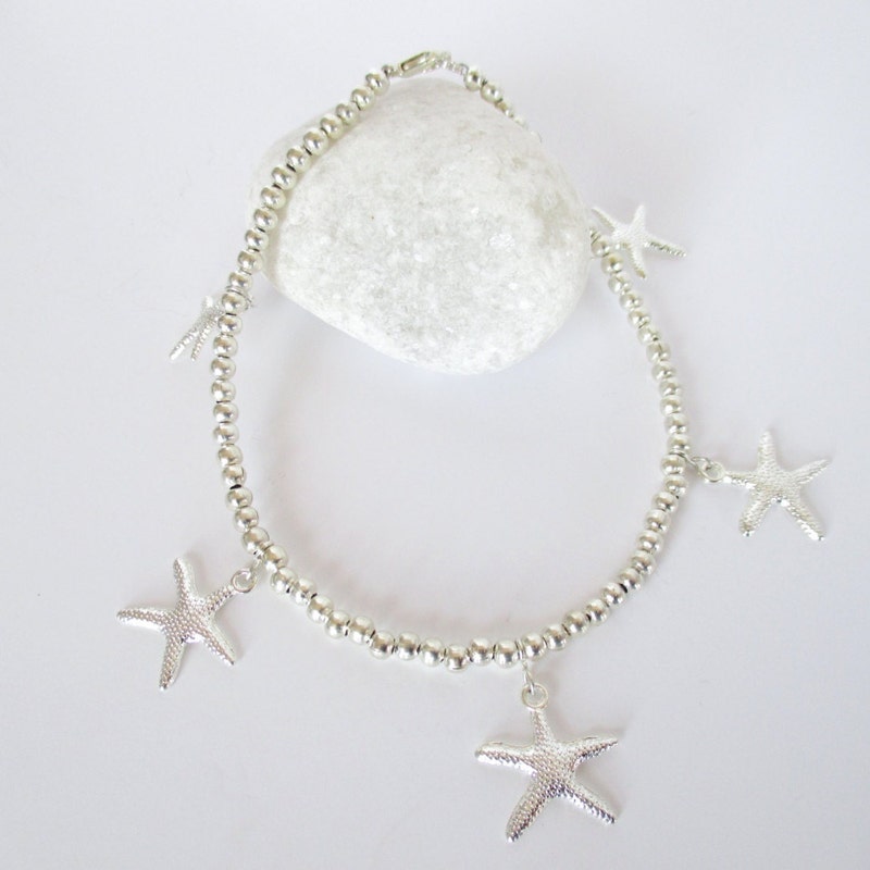 Starfish Anklet - Etsy