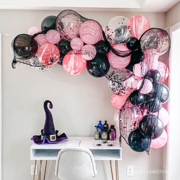 Pink Halloween Party Decor - Etsy