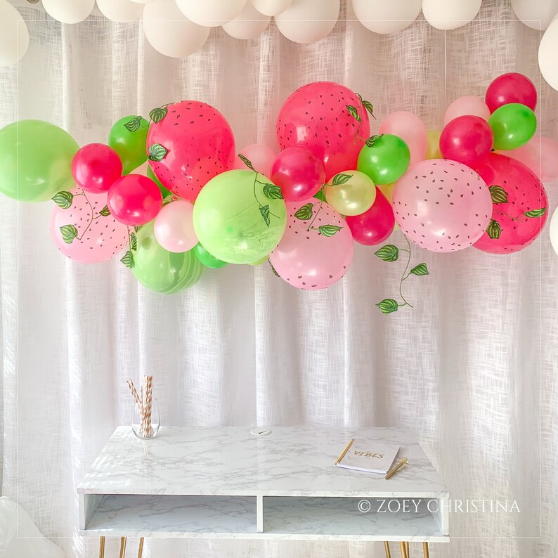 Watermelon Party Decorations for Girls Watermelon Balloon | Etsy