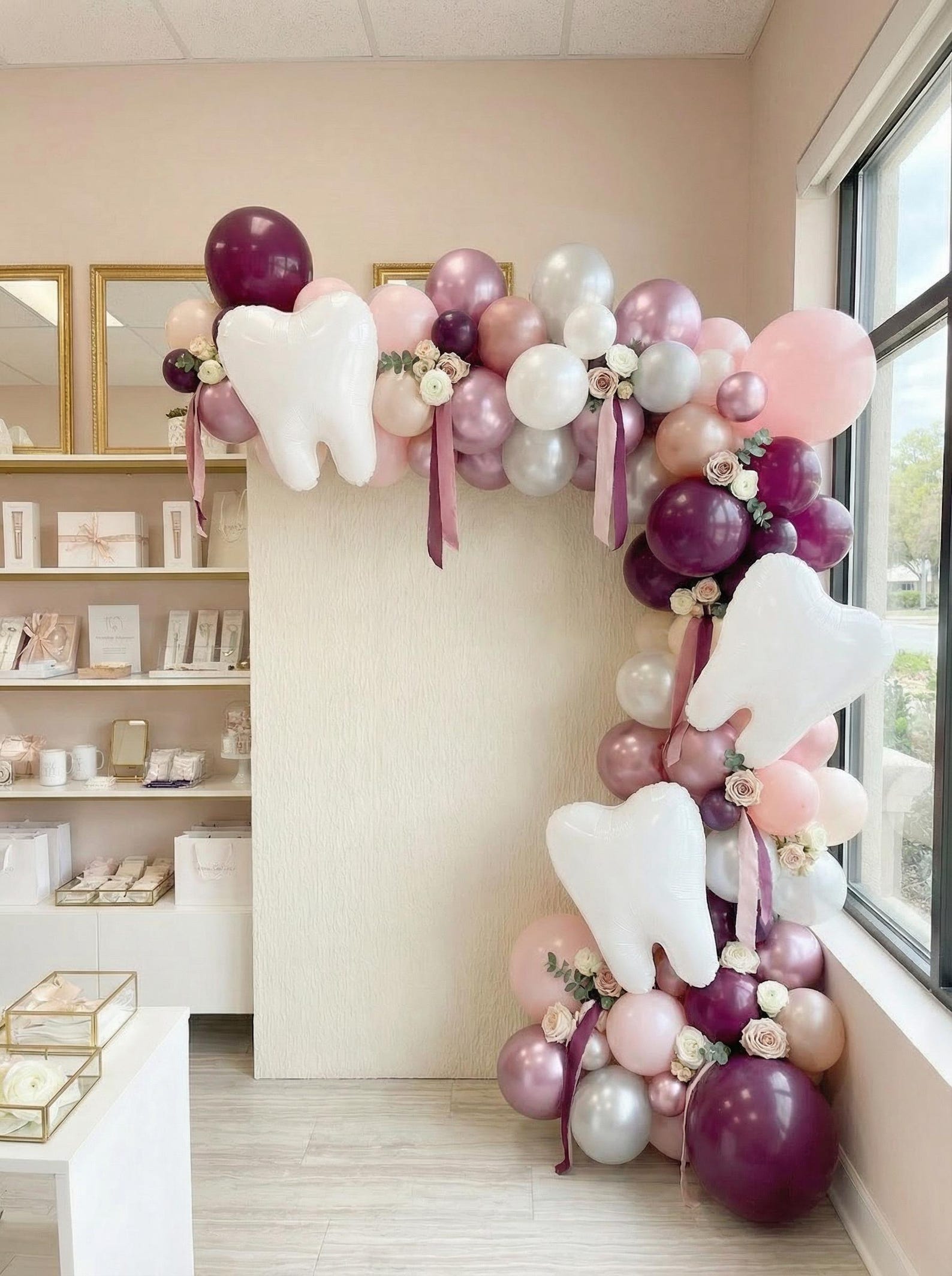 Dental Graduation Balloon Garland With Tooth Balloons: RDH School Party ...